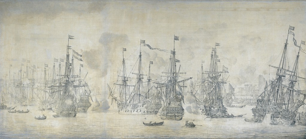 » Unsuccessful English attack on the VOC fleet at Bergen, 12 August ...